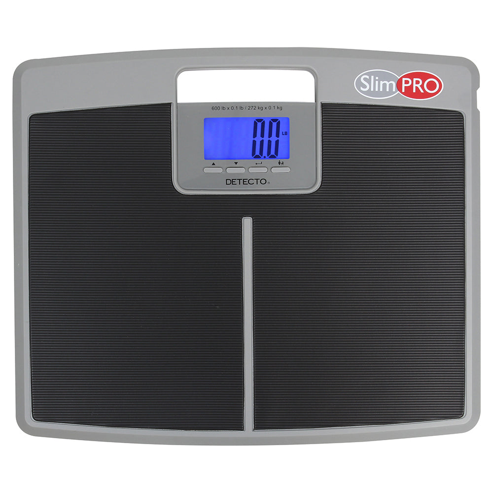 Detecto Low Profile Digital Healthcare Scale, 600 lb x 0.1 lb ...