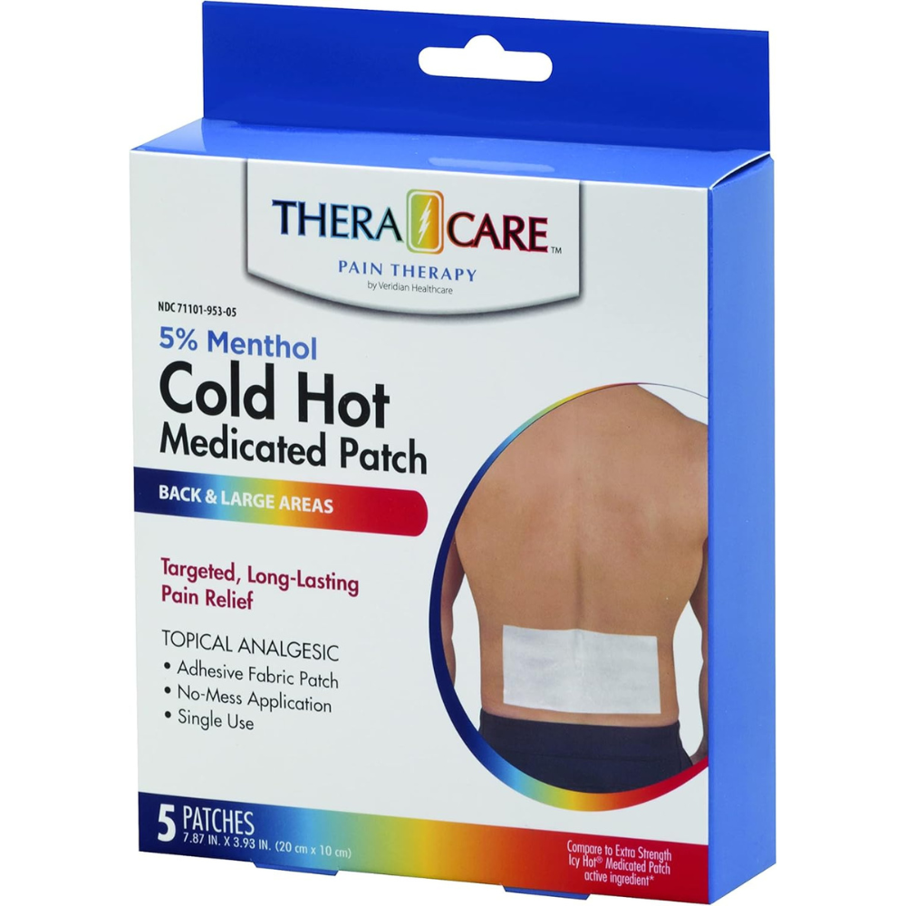 TheraCare 5% Menthol Patch - 5 Count | HelpMedical – HelpMedicalSupplies