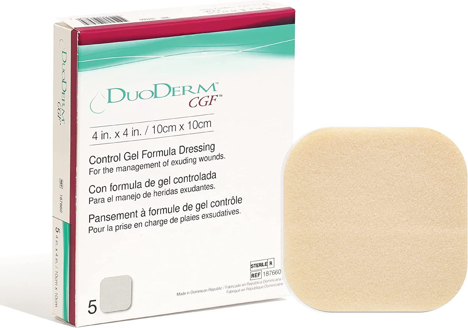 Duoderm CGF Hydrocolloid Dressing - 5 Pack – HelpMedicalSupplies