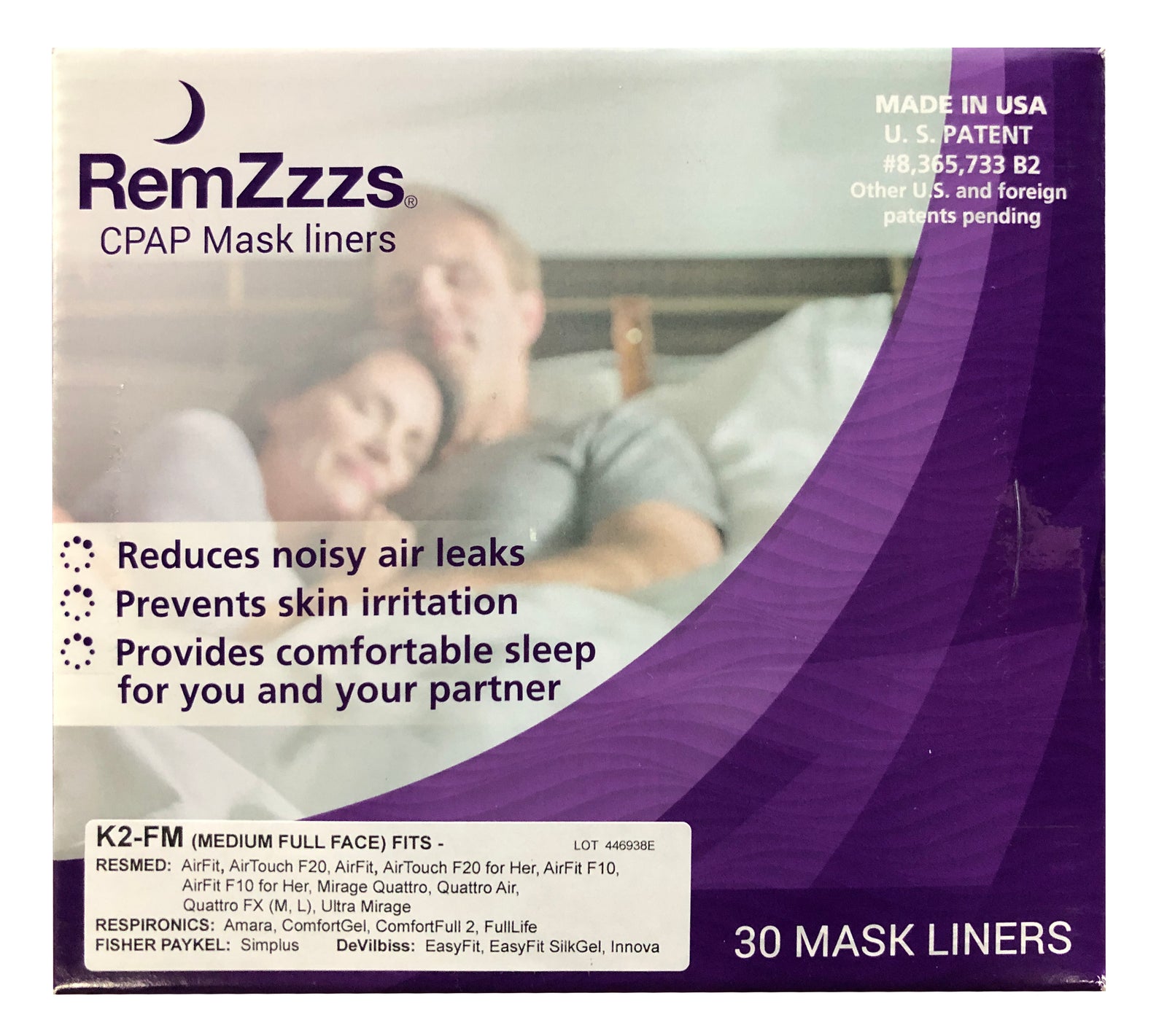 RemZzzs Padded Full Face CPAP Mask Liners for Medium Full Face Masks ...
