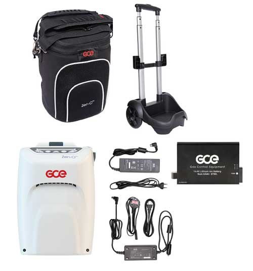 GCE Zen-O Portable Oxygen Concentrator with Continuous & Pulse Flow ...